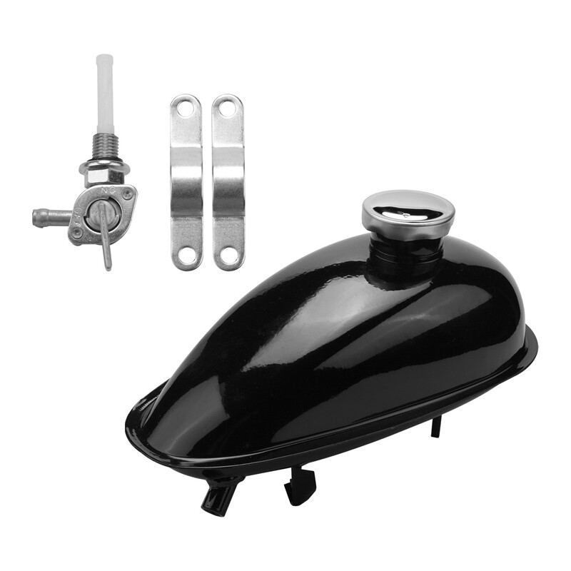 2X(2L Motorized Bike Motorcycle Fuel Tank Fit for 49Cc 50Cc 60Cc 66Cc ...