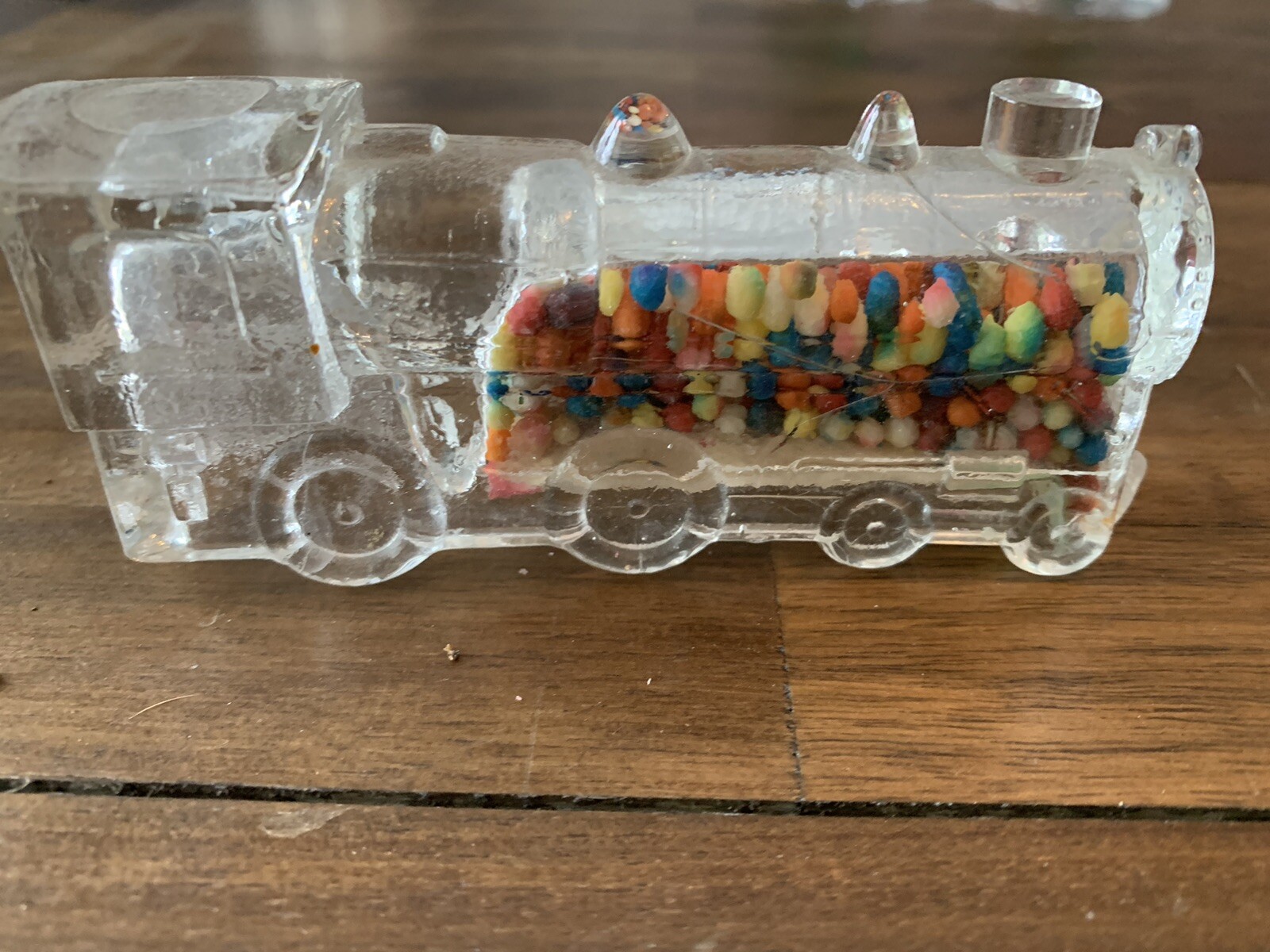 Vintage glass candy container Train 888 locomotive engine Circa 1915-30 ...