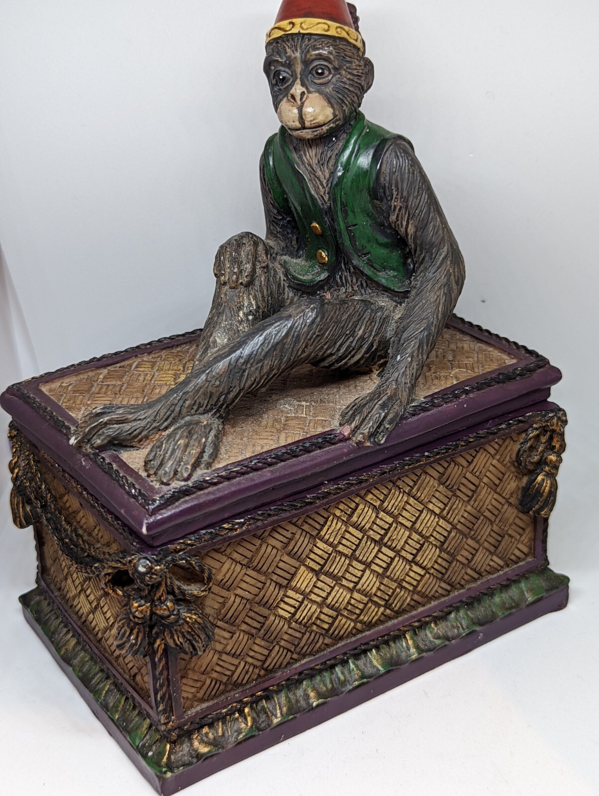 Monkey Trinket Box, 2001, Imported by CBK, LTD | eBay