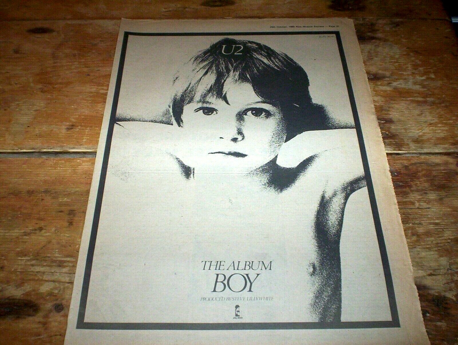 U2 / Bono ( BOY ) ORIGINAL 1979 ( 11" x 17" ) U.K. SOUNDS magazine ...