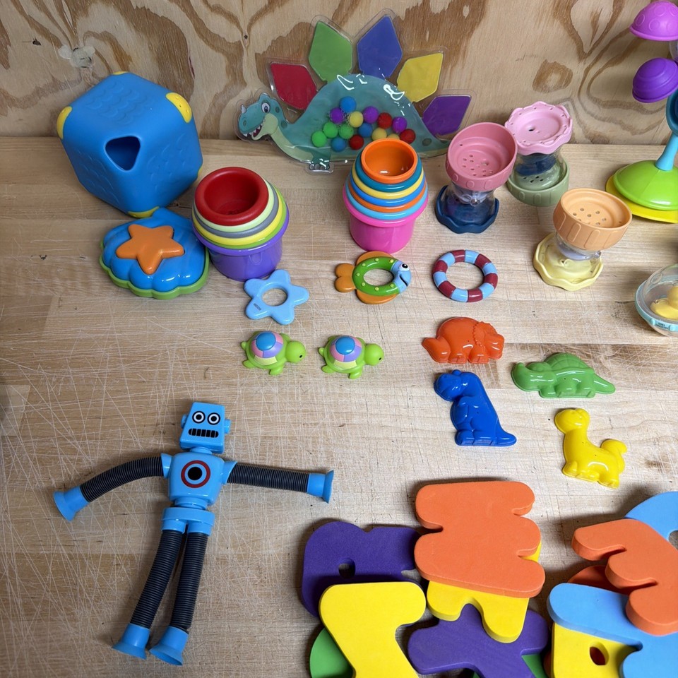 Toddler, Baby Toy Lot Abc’s Robots Stacking Cups Animals | eBay