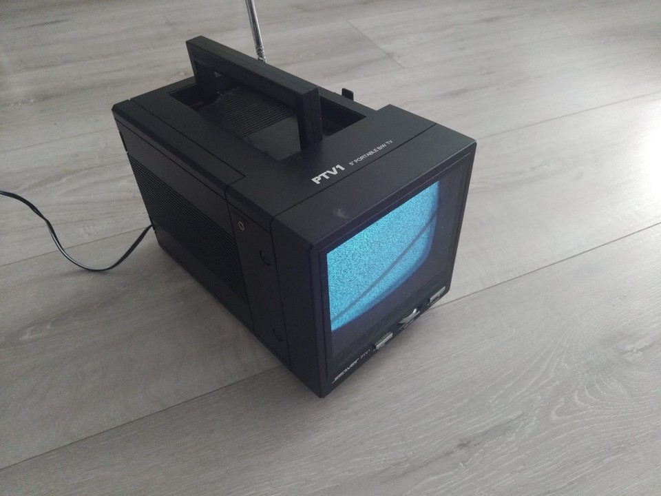 Vintage Solavox B/W PTV1 Portable TV Television Working | eBay UK