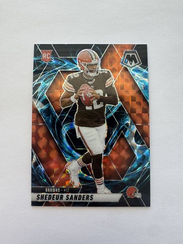 2025 Panini Mosaic Shedeur Sanders Genesis Prizm RC #302 SSP CASE HIT ...