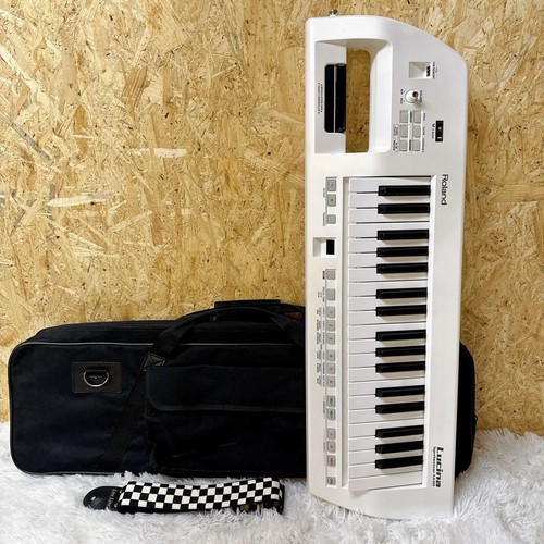Roland AX-09 Lucina Shoulder Synthesizer Keyboard White Tested No ...