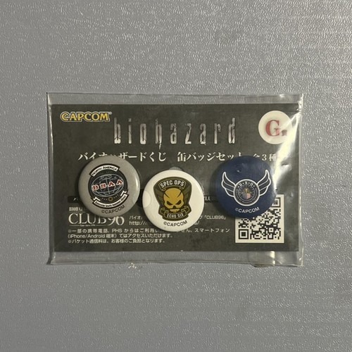 CAPCOM Biohazard (Resident Evil) Badge Set, Unopened, Vintage, Minor | eBay