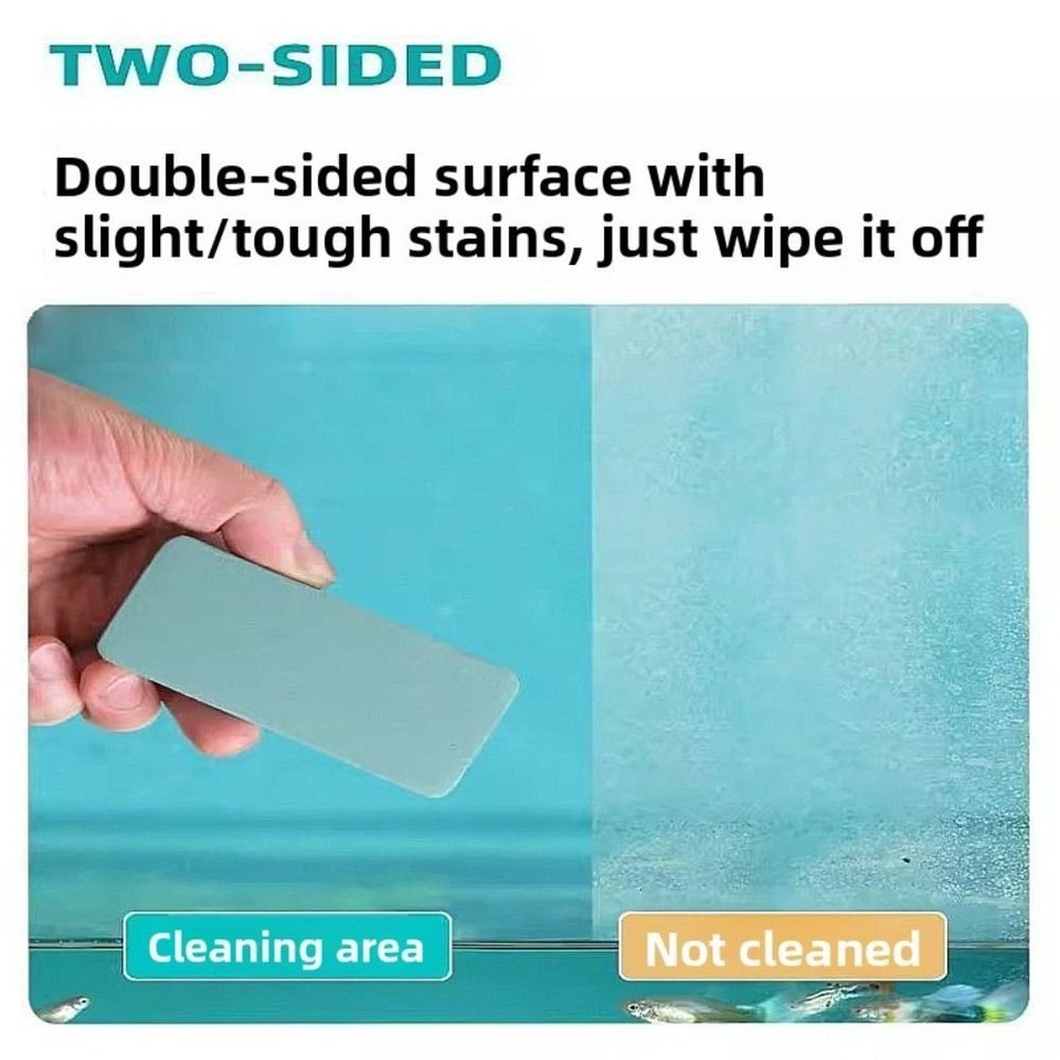 No Dead Angle Fish Tank Wipe for Clean Water Marks on Inner Glass ...