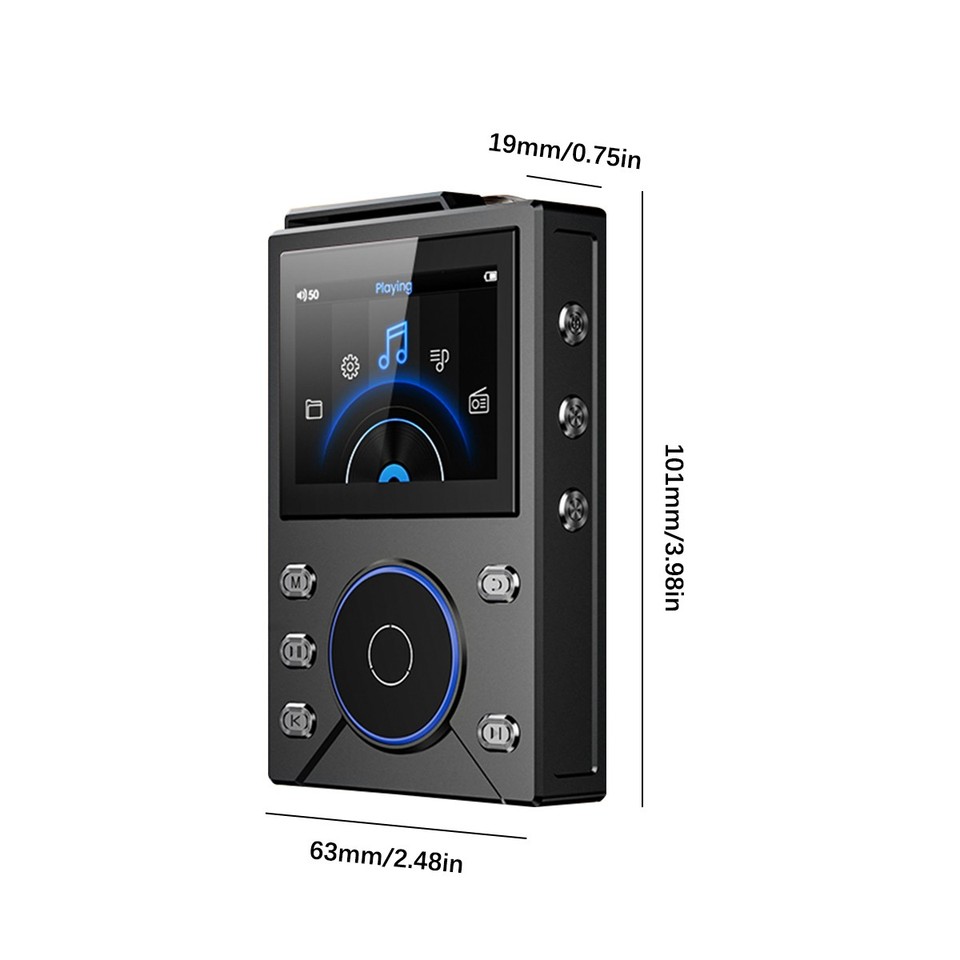 Bluetooth HiFi MP3 Player Lossless DSD High Resolution Digital Music ...