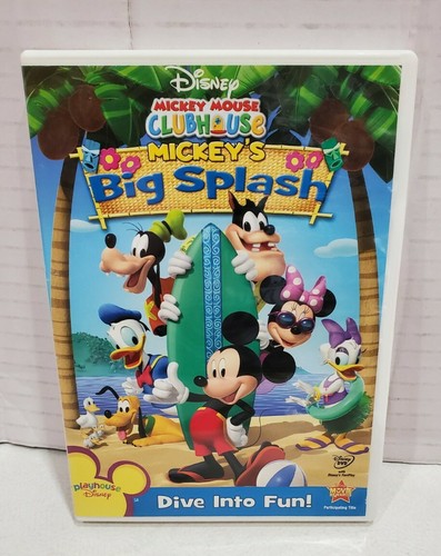 Disney Mickey Mouse Clubhouse Mickeys Big Splash DVD 2009 786936789355 ...