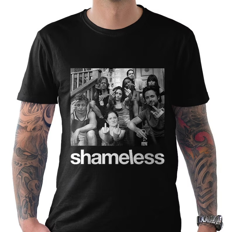 Shameless T Shirt Black S-4XL Men's Women's All Sizes HN856 | eBay