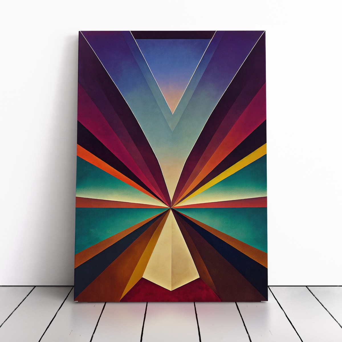 Abstract Triangle Art
