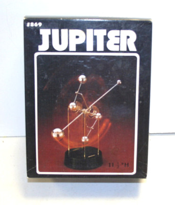 Rare #869 Jupiters Swing Art Mobile Perpetual Motion Desk Toy | eBay