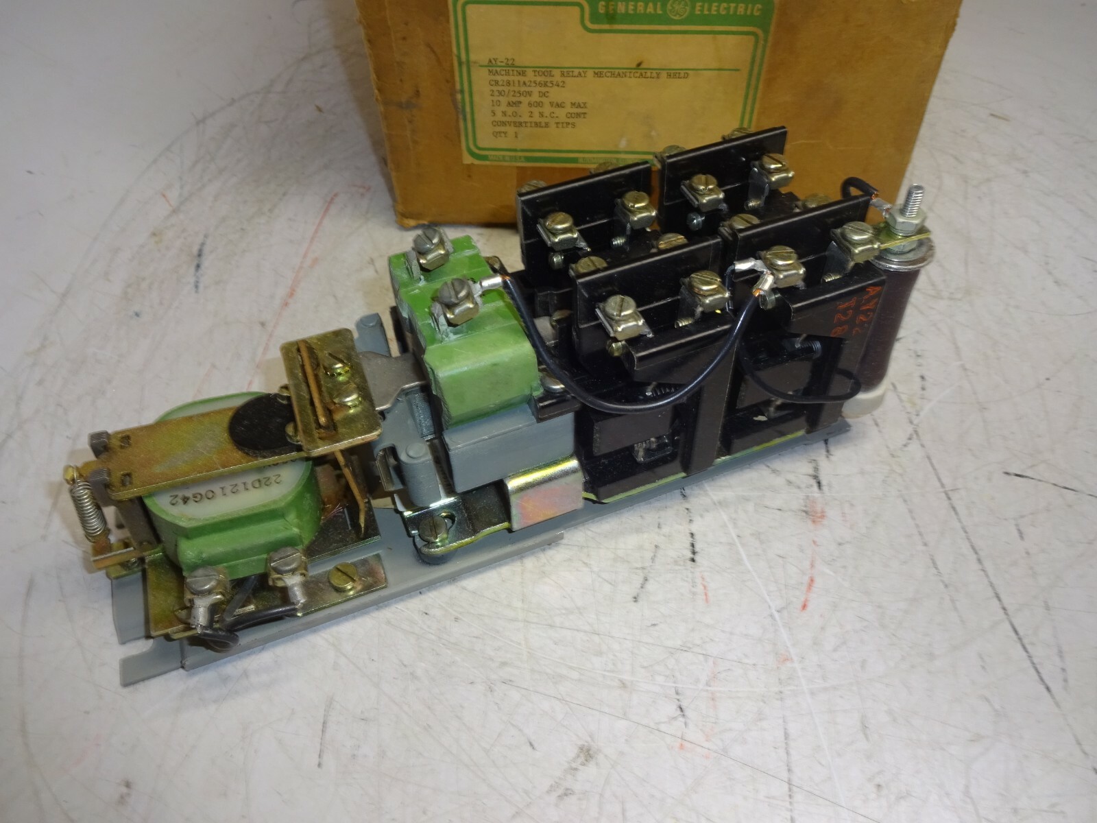 General Electric Cr2811a256k542 Machine Tool Relay Mechanically Held | eBay