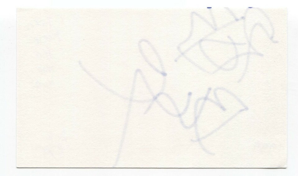 Citizen Kane - Rob "Blye" Paris Signed 3x5 Index Card Autographed ...