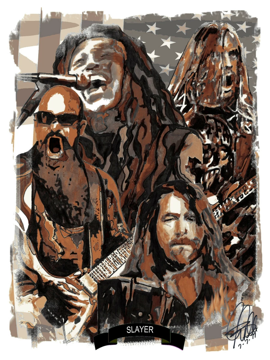 order online shop Slayer Metal Wall Art