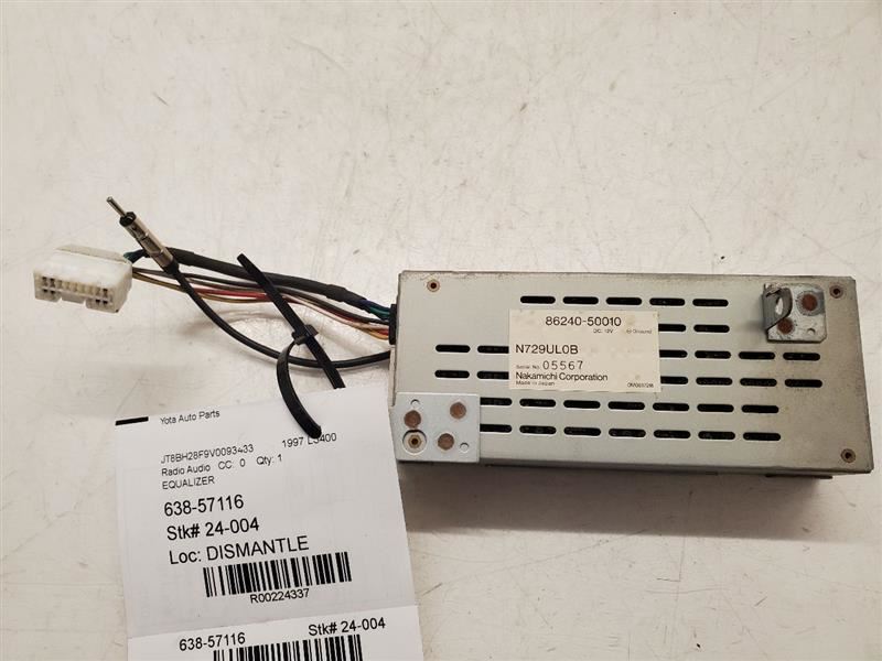 Lexus LS400, Radio Audio Equalizer Unit, 1995-1998, 86240-50010 | eBay