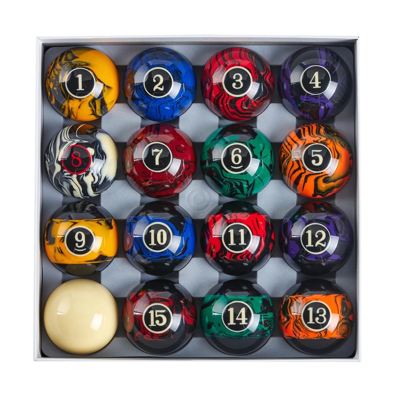 Billmart Premium Billiard Balls Pool Table Accessories 2-1/4 ...