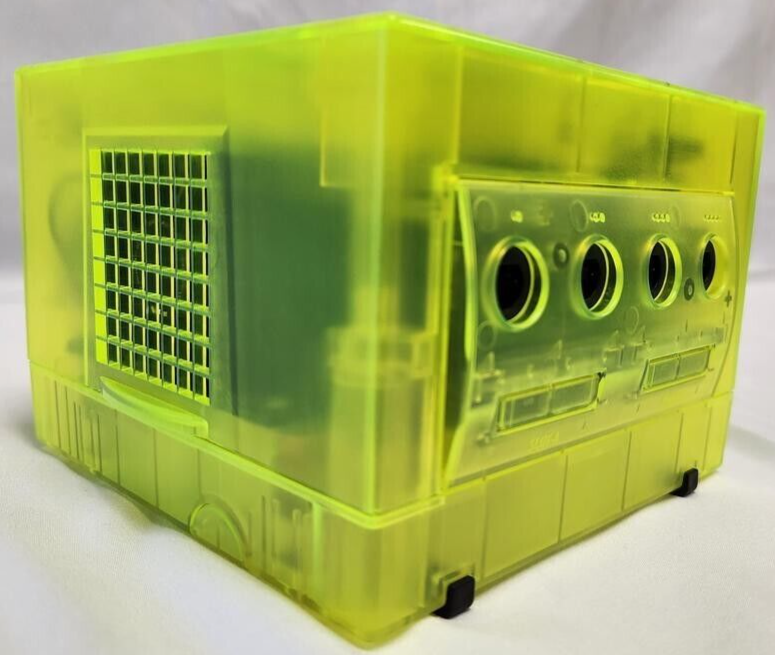 Nintendo GameCube Translucent EXTREME GREEN Gaming Console System ...