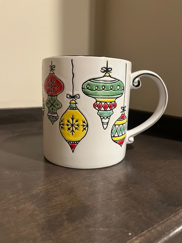 NEW Large 21 oz Spectrum Designz Christmas Mug Holiday Ornament Galore ...