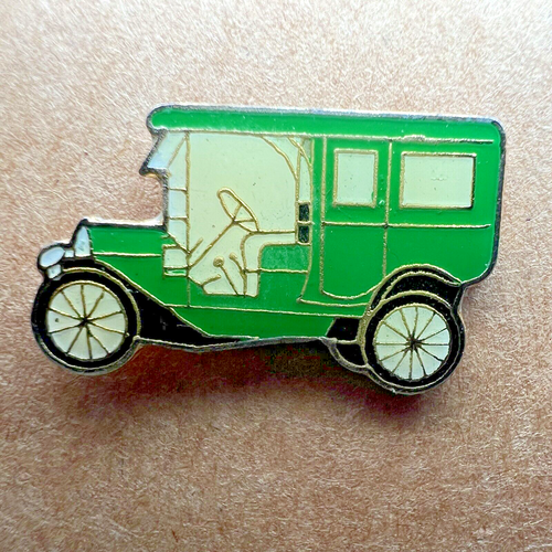 Vintage Lapel Pin Classic Car 1900s Green Auto Limo Chauffeur Jacket ...