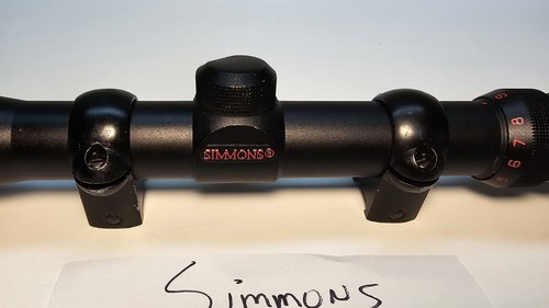 Simmons Scope 3-9X32 Model 21017 With Rings (K) | eBay