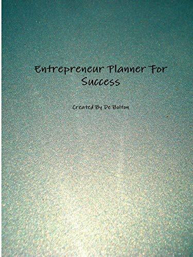 Entrepreneur Planner For Success LH 9781329141292| eBay