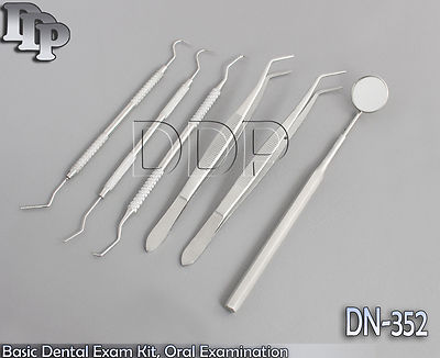 Basic Dental Exam Kit, Oral Examination Set DN-352 | eBay