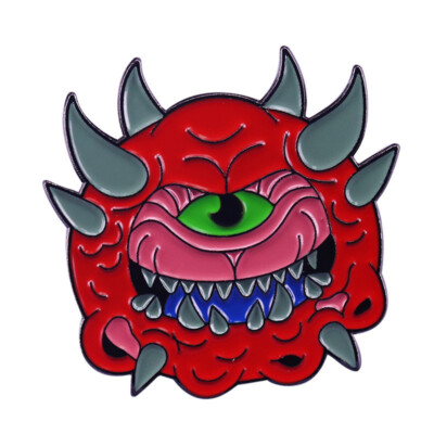 Doom Eternal Cacodemon Metal Badge Enamel Pin Brooch figure pin cosplay ...