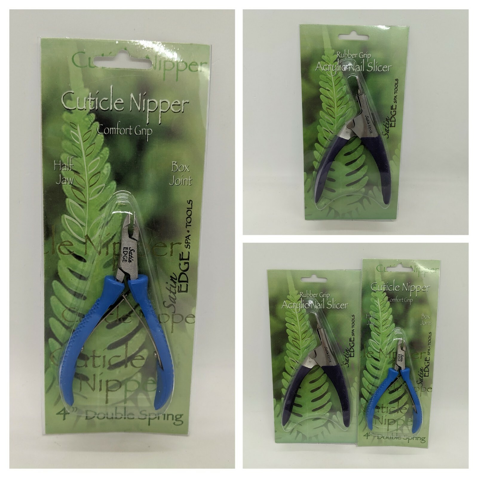 Cuticle Nipper & Acrylic Nail Slicer - Rubber Grip - Pick 1 or Both! | eBay