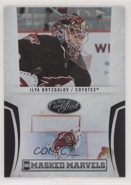 2010-11 Certified Marvels Mirror Black 1/1 Ilya Bryzgalov #22 7ez | eBay