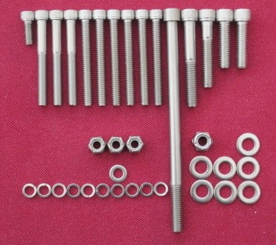 LOTUS FORD CROSSFLOW TWIN CAM ENGINE FRONT COVER stainless steel bolt ...