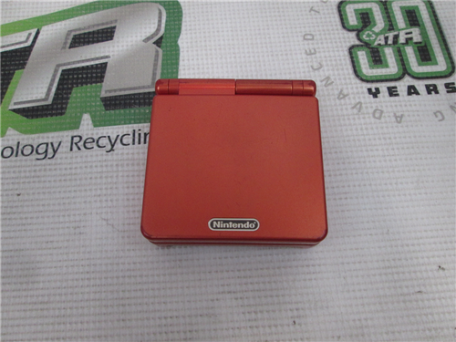 Nintendo Game Boy Advance SP Red Handheld Console No Battery Fully ...