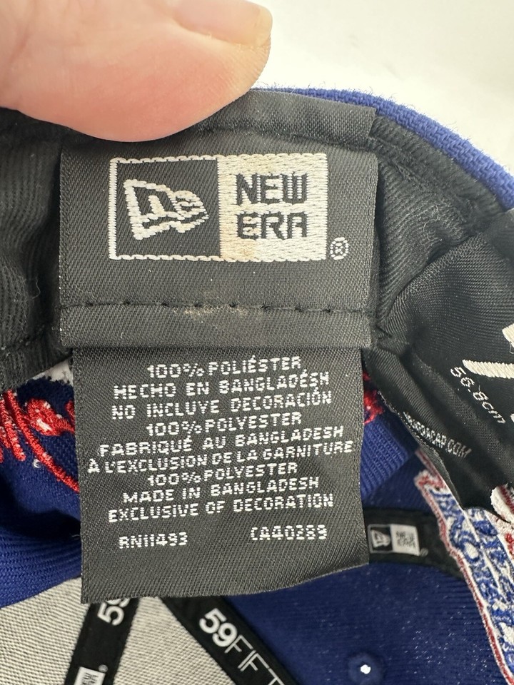 New Era Los Angeles Dodgers Cooperstown Retro Patches 59Fifty Hat Cap ...