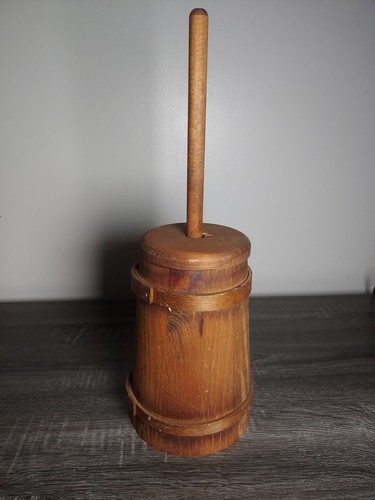 Antique Small Vintage Wooden Butter Churn | eBay