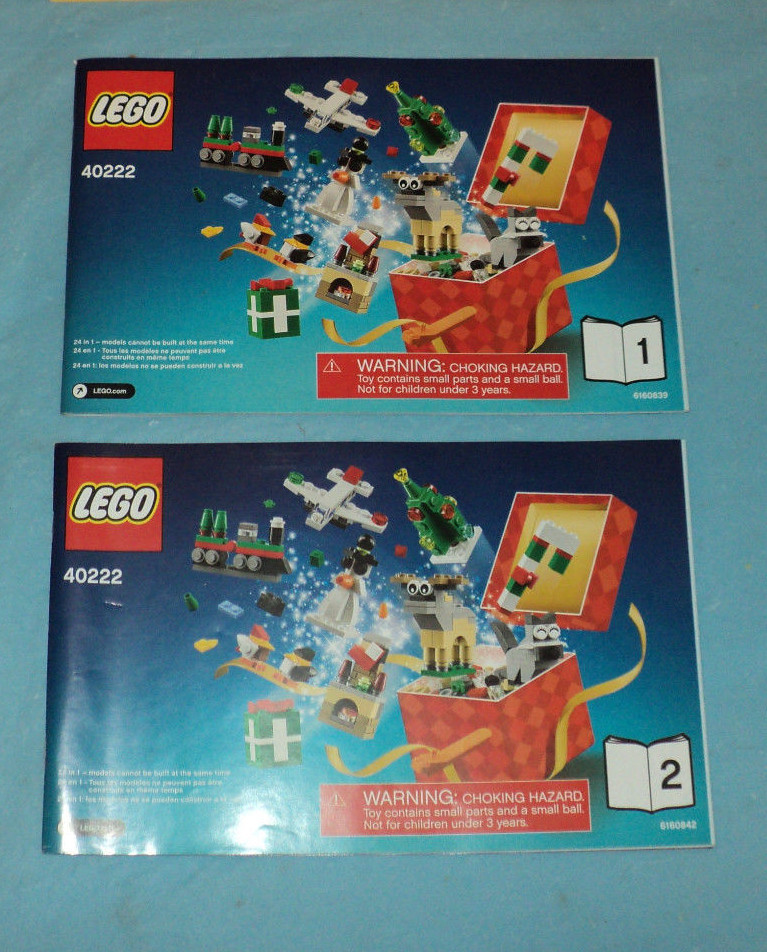 Lego 40222 Christmas Build Up Advent Calender Instruction Manual's. | eBay