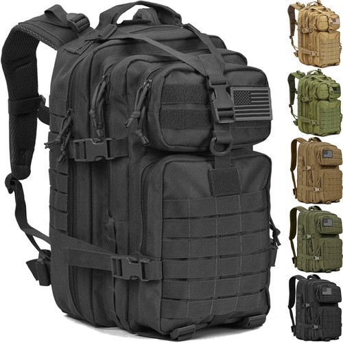 45L Military Tactical Backpacks Molle Army Assault Pack Hiking Treeking ...