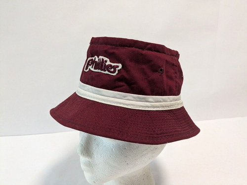 Vintage Philadelphia Phillies Red Sports Bucket Hat (YOUTH SMALL) | eBay