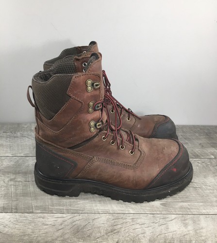Red Wing 3524 BRNR XP Waterproof Leather Work Steel Toe Mens Boots Size ...