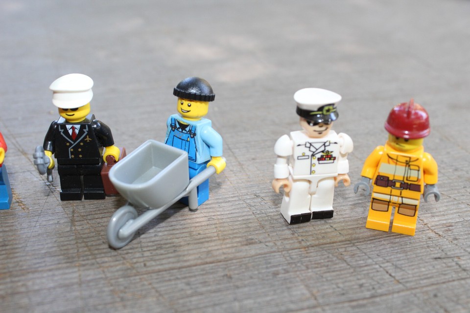 Lego Worker 7 Minifigures Group NR | eBay