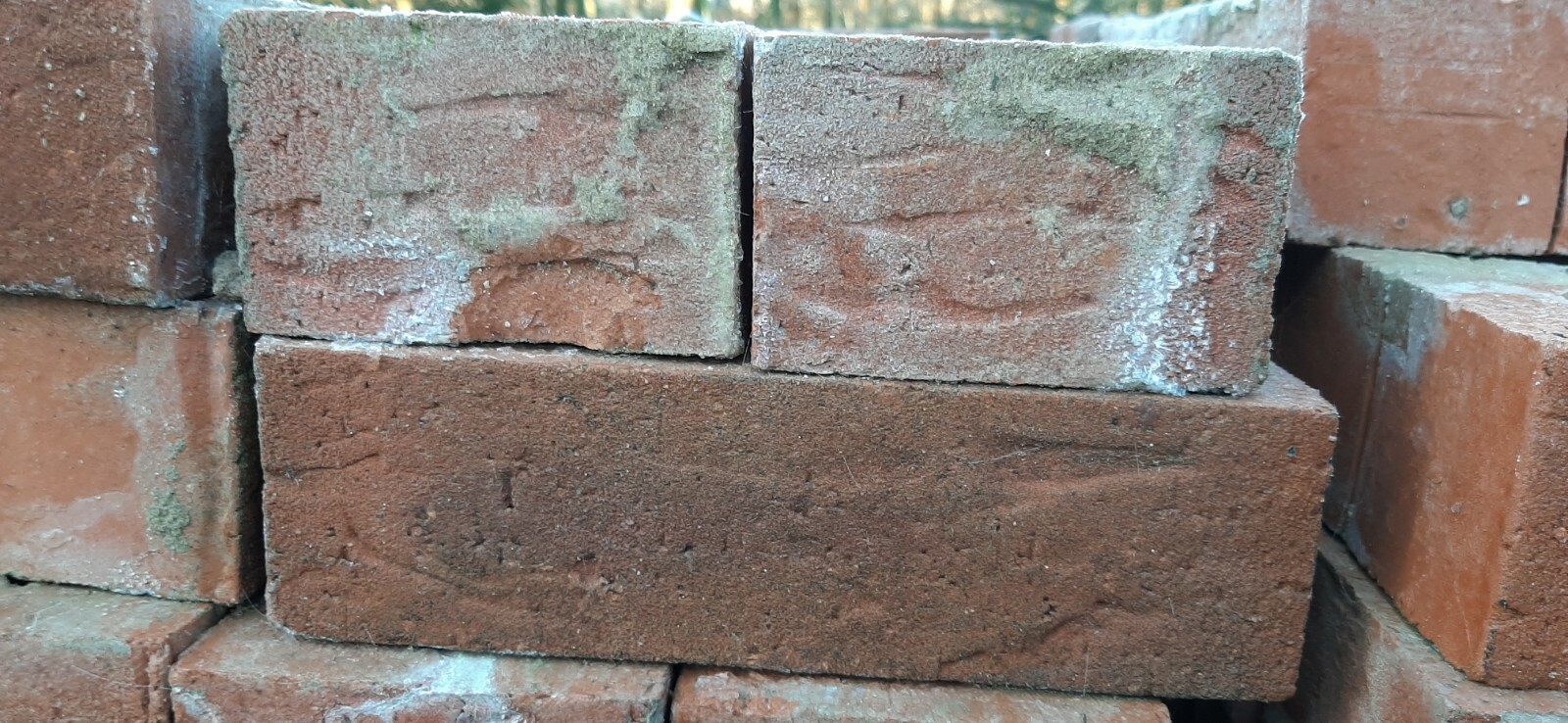 100 TABASCO Red Reclaimed Clay Bricks | eBay UK