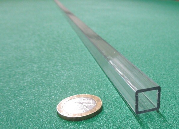 Kmac Polycarbonate Square Tube 1/2" Square x 1/16" Wall x 72"-086 | eBay