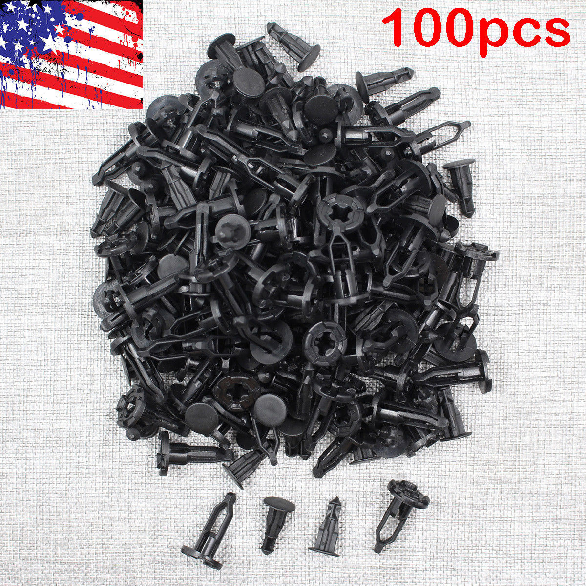Toyota Grill Clips 30-Piece Push-Type Fastener Rivet Clips For Toyota ...