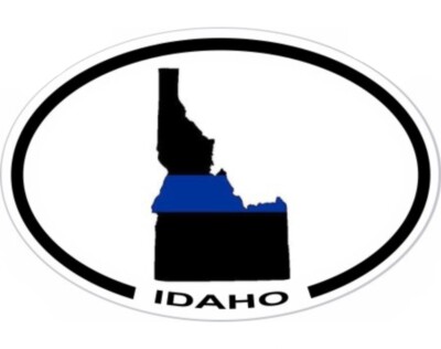 USA Thin Blue Line Idaho State Police Sticker | eBay