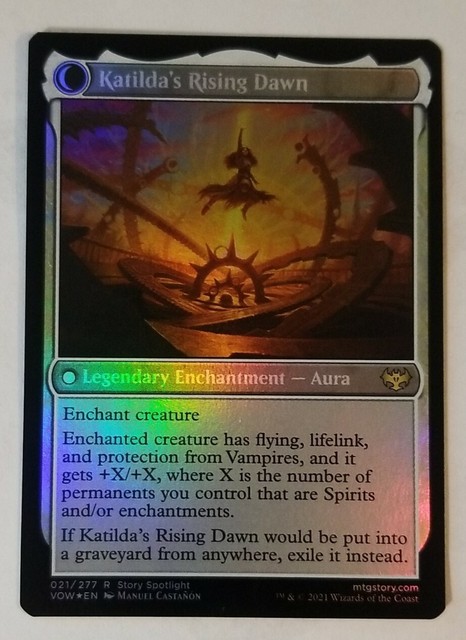 MTG Katilda, Dawnhart Martyr // Katilda's Rising Dawn Innistrad ...