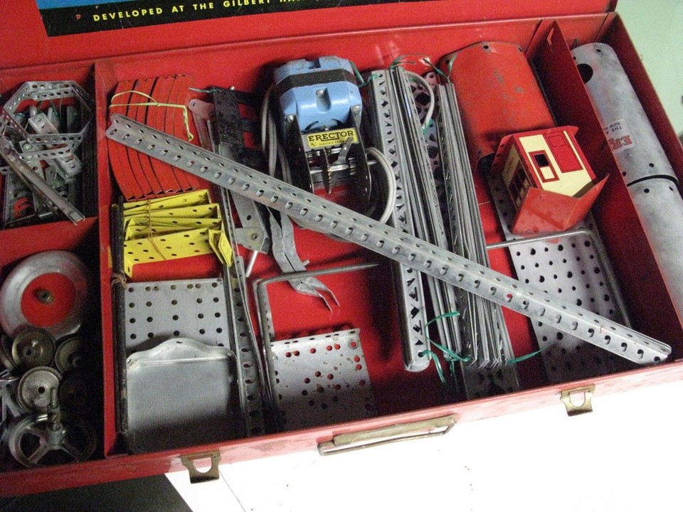 Gilbert Erector Set No. 10 1/2 Amusement Park Merry-Go-Round | eBay