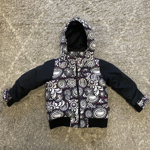 Burton Snowboard Jacket Girls 3T DryRide Ski Winter Snow Pink Floral ...