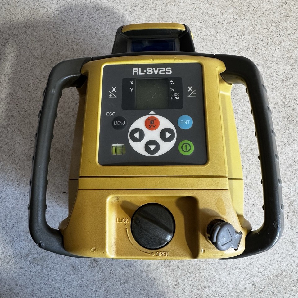 Topcon RL-SV2S Dual Slope Laser With LS-70c Receiver No Charger No ...