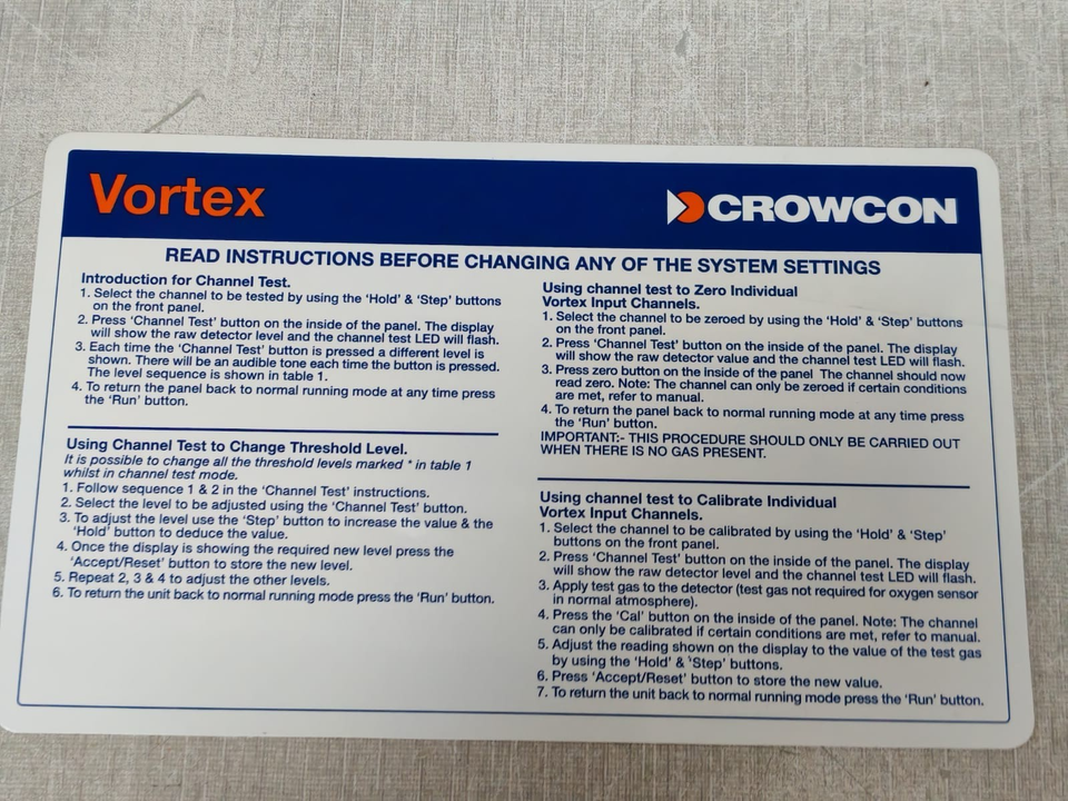 CROWCON VORTEX RACK / SERIAL NO. VX-1139 | eBay