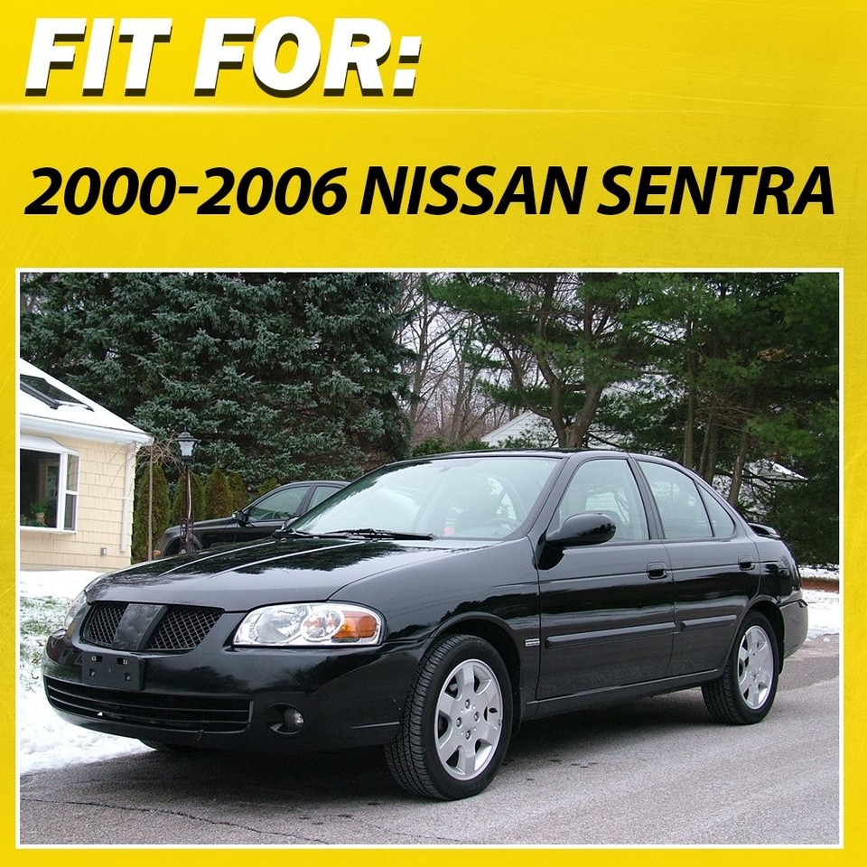 Front & Rear Door Handle Assy LH + RH Fit for 2000-2006 Sentra Sedan ...