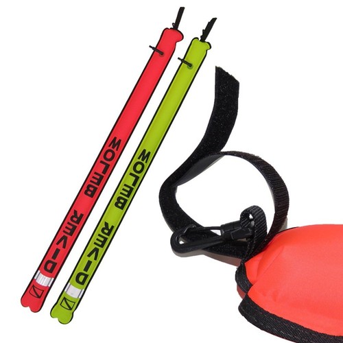 Robust and Compact Scuba Diving SMB Marker Buoy Inflatable Signal Tube ...