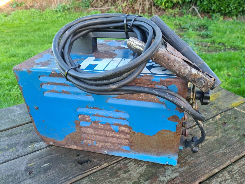 HILKA TECNIKA3 KOMBI 140A MMA ARC/STICK WELDER DIY GARAGE/WORKSHOP ...